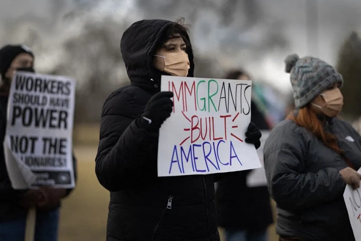 US uses war rhetoric, Superman to recruit for migrant crackdown | ABS ...