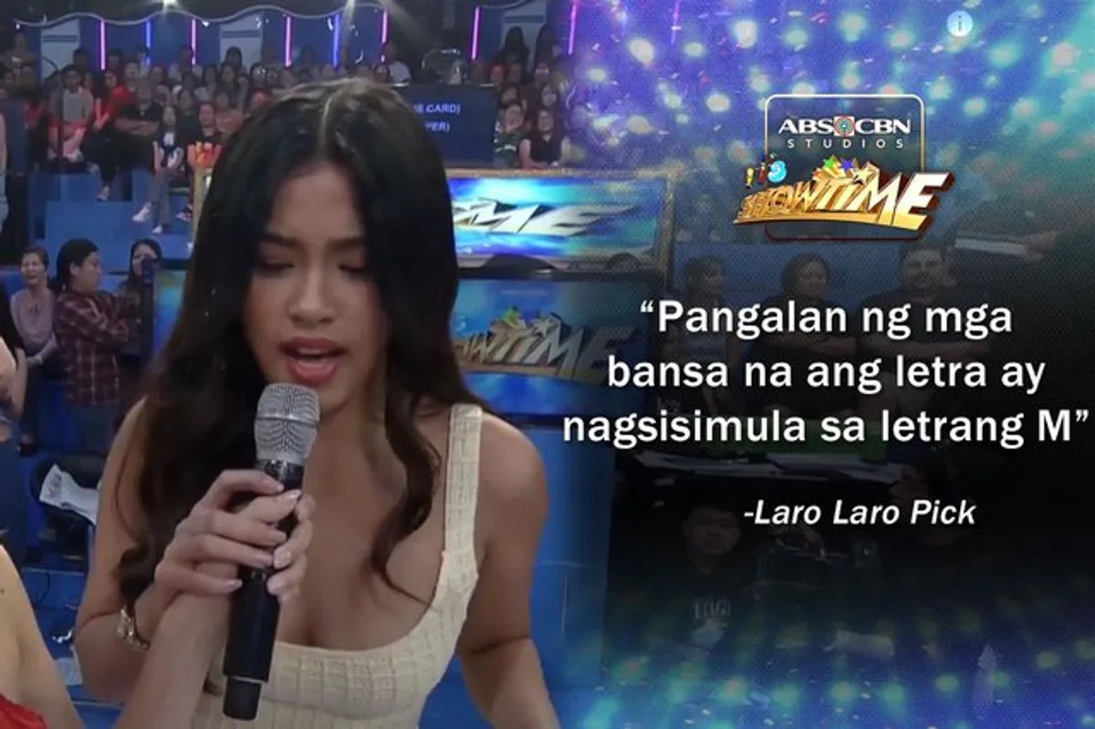 Shuvee, bigo na masagot ang tanong sa Laro Laro Pick | It’s Showtime ...