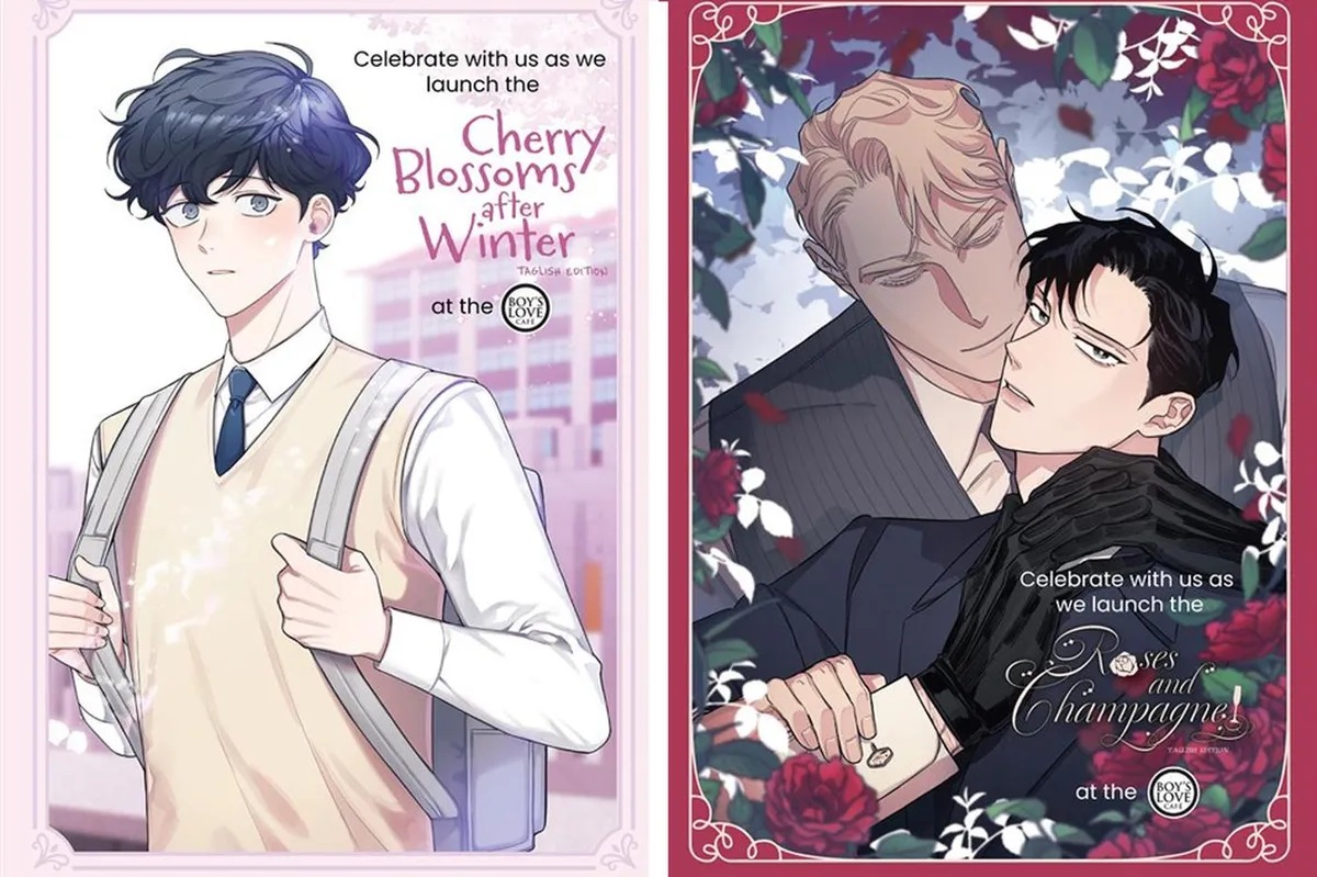 Black Ink to release Taglish Yaoi manhwa, opens BL Café pop-up | ABS ...