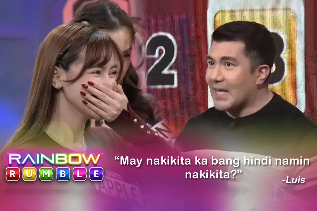 Luis, naaliw sa mga sagot nina Jenn at Apple sa “Rainbow Rumble” | ABS-CBN Entertainment