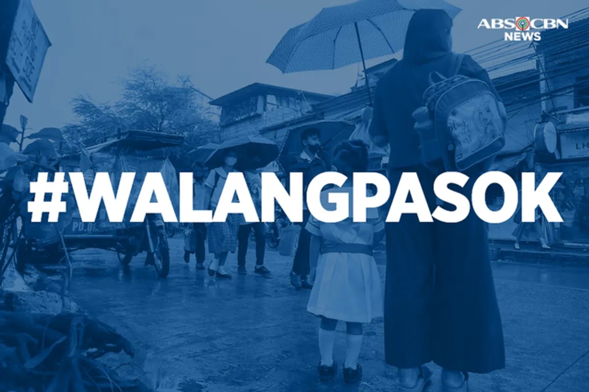Walang Pasok: Classes, gov't work suspended in NCR, several provinces ...
