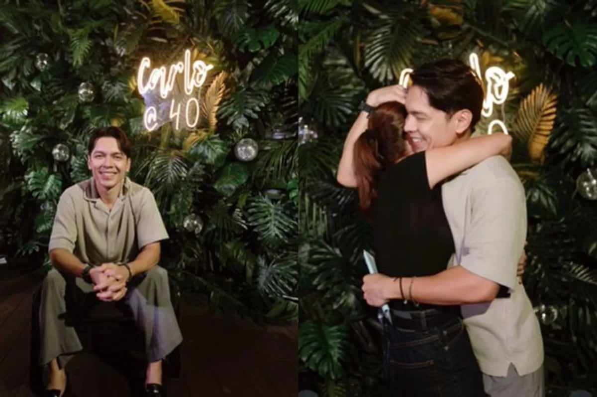 Charlie Dizon holds surprise birthday party for Carlo Aquino | ABS-CBN ...