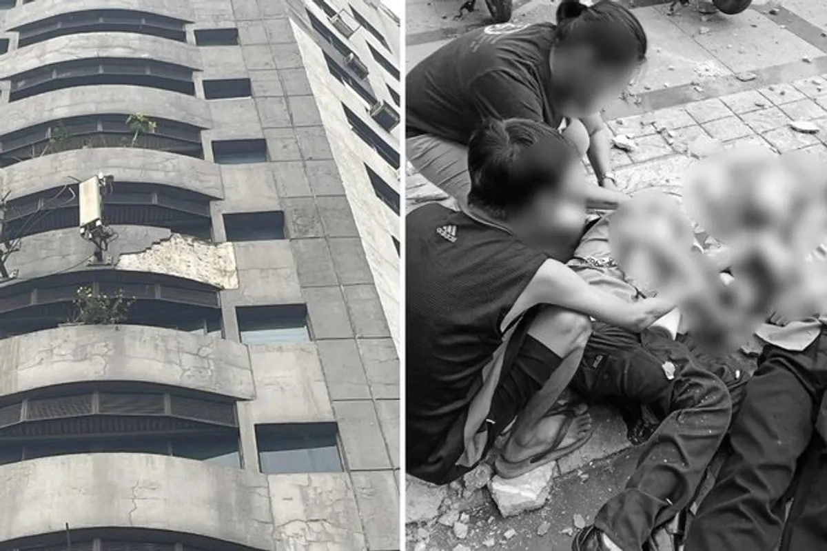 QC gov't finalizing complaint on Tomas Morato building debris fall that ...