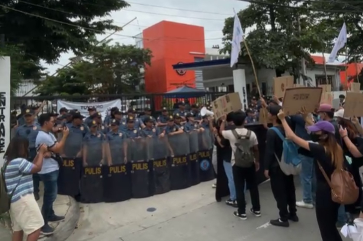 Youth protesters rally at DPWH Bulacan | ABS-CBN News