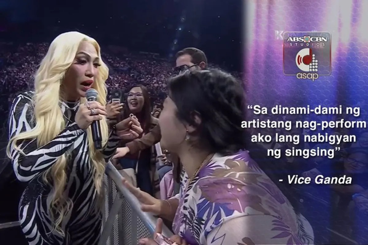 Vice Ganda receives a friendship ring from a fan | ASAP in England ...