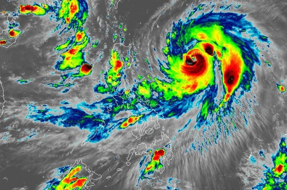 Typhoon Nando intensifies; wind signal no. 1 up in 14 areas | ABS-CBN News