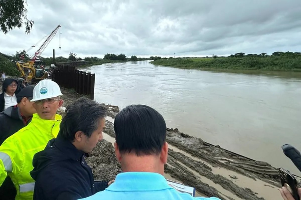 Suspected 'substandard' flood control project discovered in Pampanga | ABS-CBN News