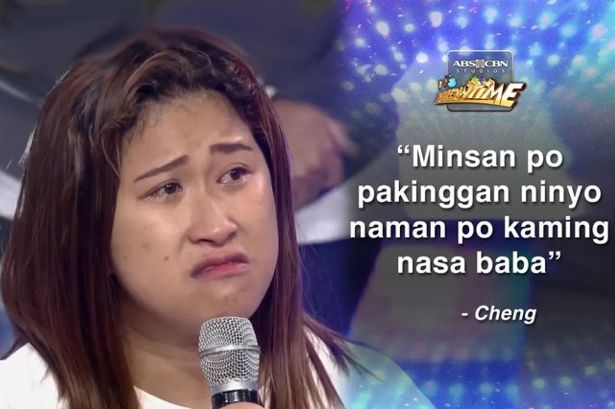 Cheng, naging emosyonal dahil sa hirap ng buhay | It’s Showtime | ABS-CBN Entertainment