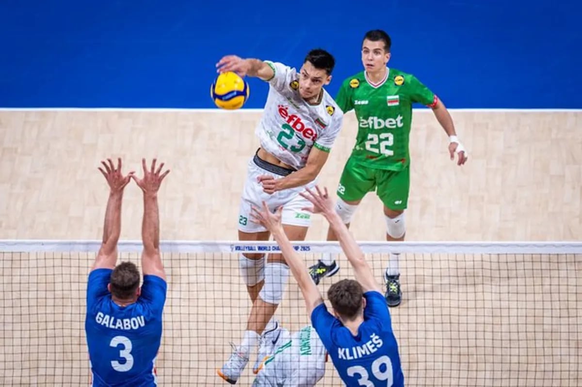 FIVB Worlds: Aleks Nikolov stars as Bulgaria repels Czechia to secure ...