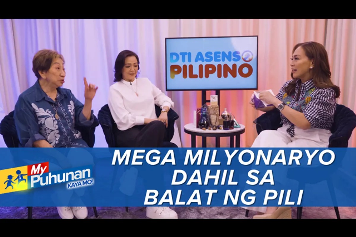 'My Puhunan: Kaya Mo!': Balat ng pili ginawang pampaganda ng mag-ina ...