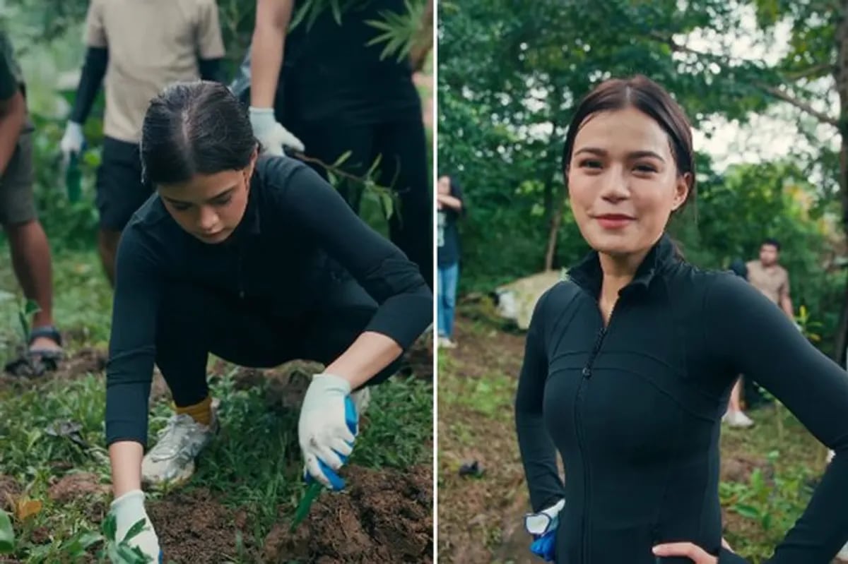Maris Racal went on a tree-planting activity with fans for her birthday ...