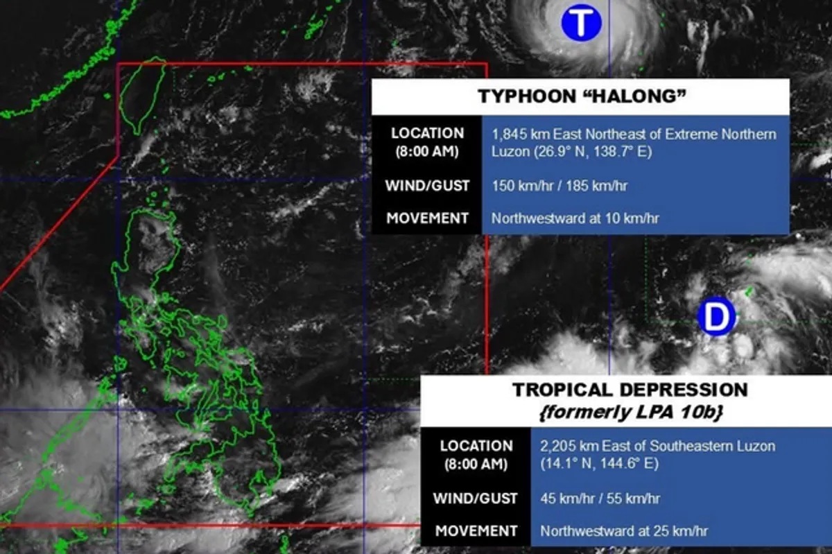 Two tropical cyclones spotted east of Philippines | ABS-CBN News