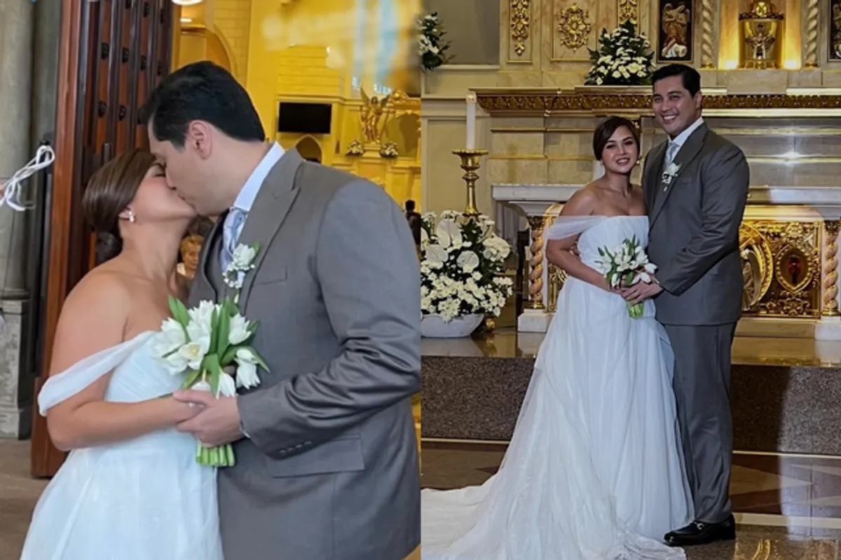 LOOK: Gian Magdangal and Lara Maigue officially tie the knot | ABS-CBN Entertainment