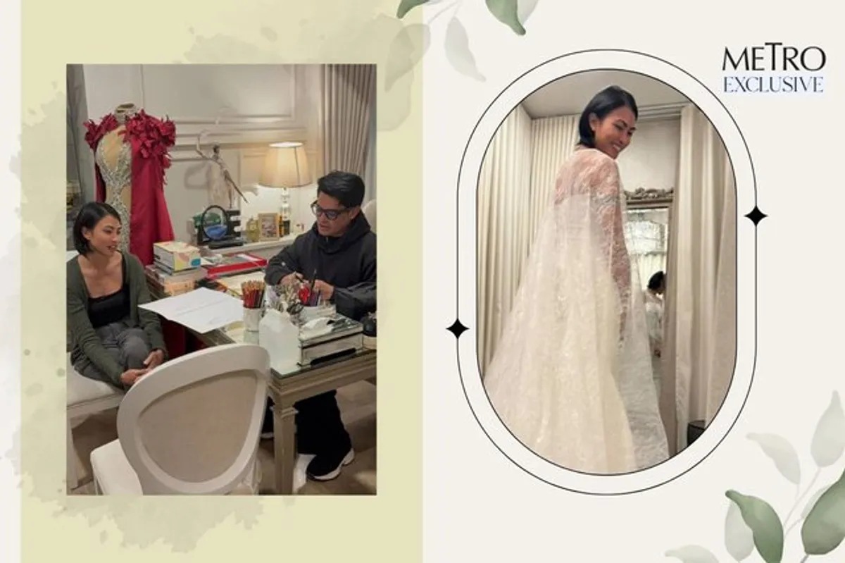 Inside Newlywed Beatrice Gomez's Bridal Gown Fitting With Designer Manny Halasan | ABS-CBN Metro ...