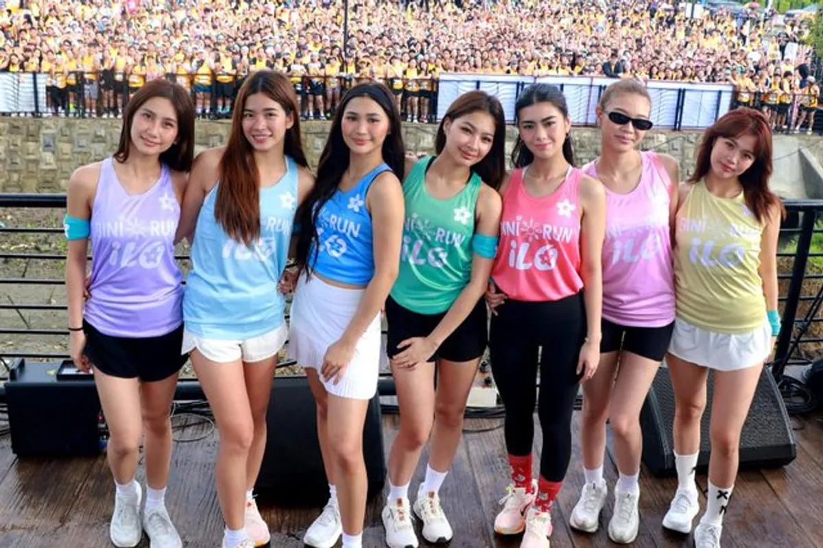 BINI holds first ever BINI run in Iloilo | ABS-CBN Entertainment