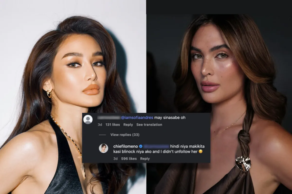Chie Filomeno reveals that Sofia Andres allegedly blocked her on ...