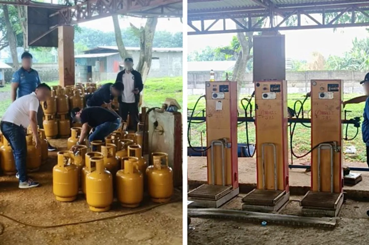 3 nabbed for alleged illegal LPG refilling in Batangas | ABS-CBN News