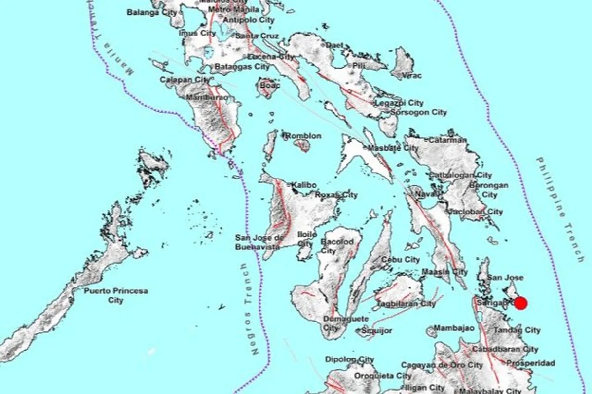 Magnitude 6.0 earthquake shakes Surigao Del Norte, nearby areas | ABS ...