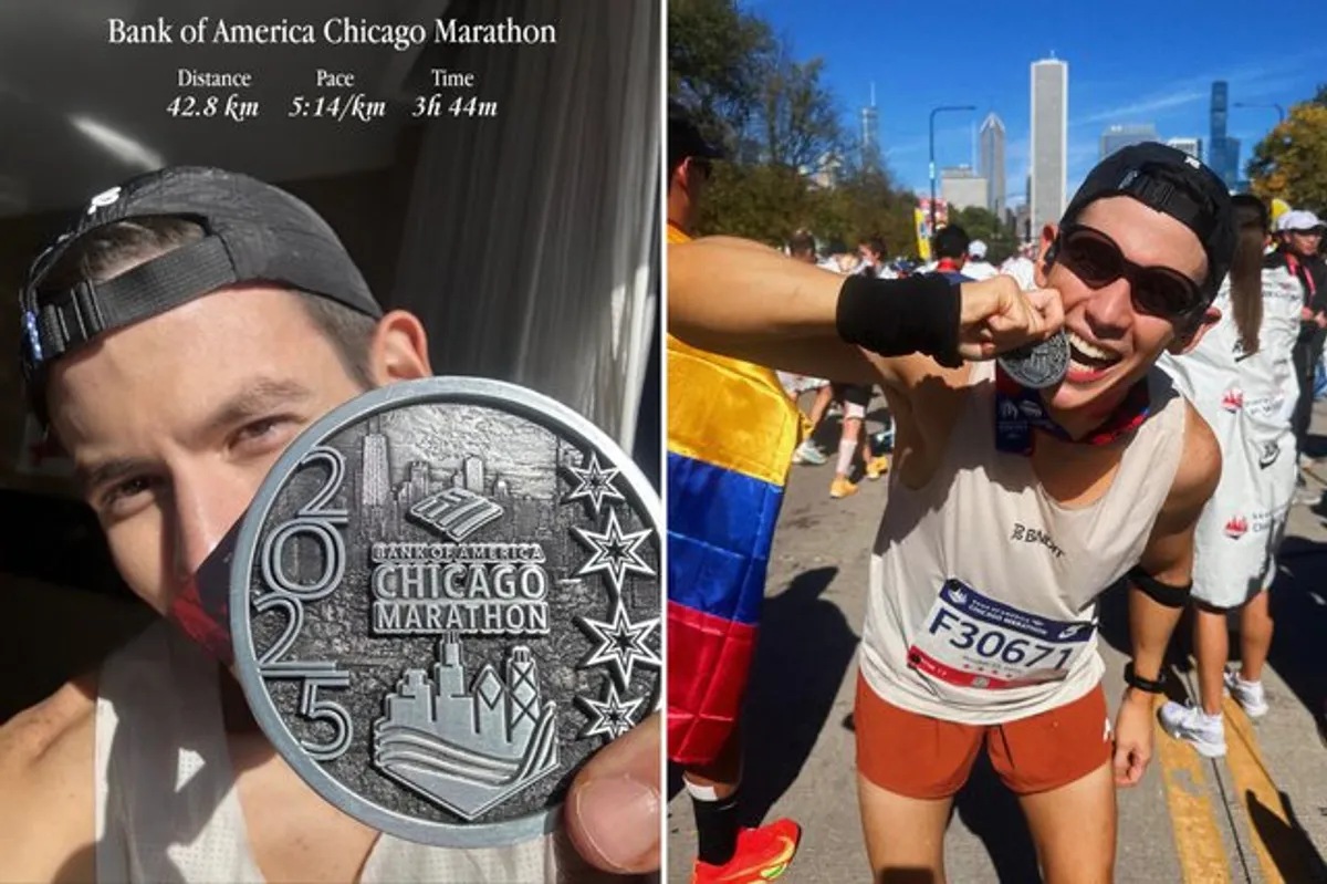 Jake Ejercito in his ‘running era,’ conquers his first major marathon ...