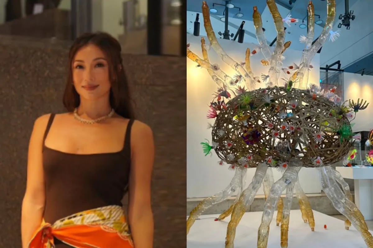 Solenn Heussaff unveils sustainable art pieces made from recycled ...