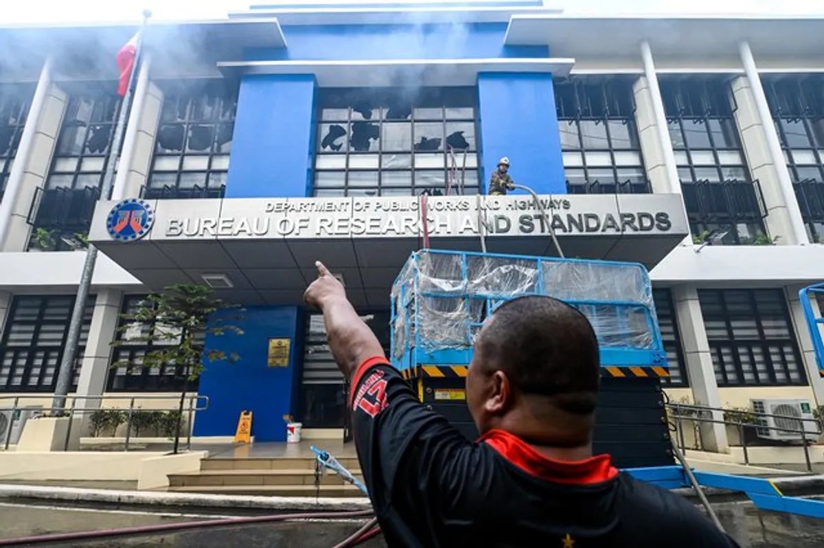 Fire hits DPWH building; Ombudsman orders probe | ABS-CBN News
