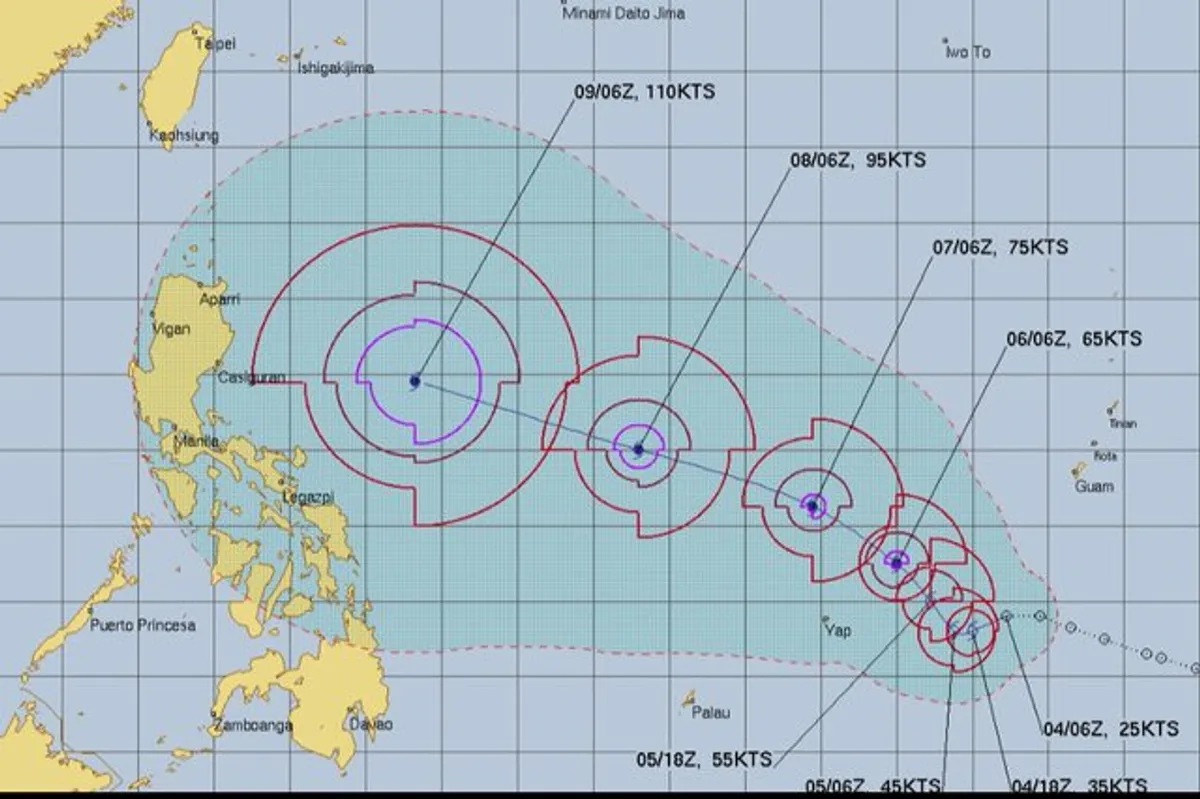 Another potential super typhoon brews east of the Philippines | ABS-CBN ...