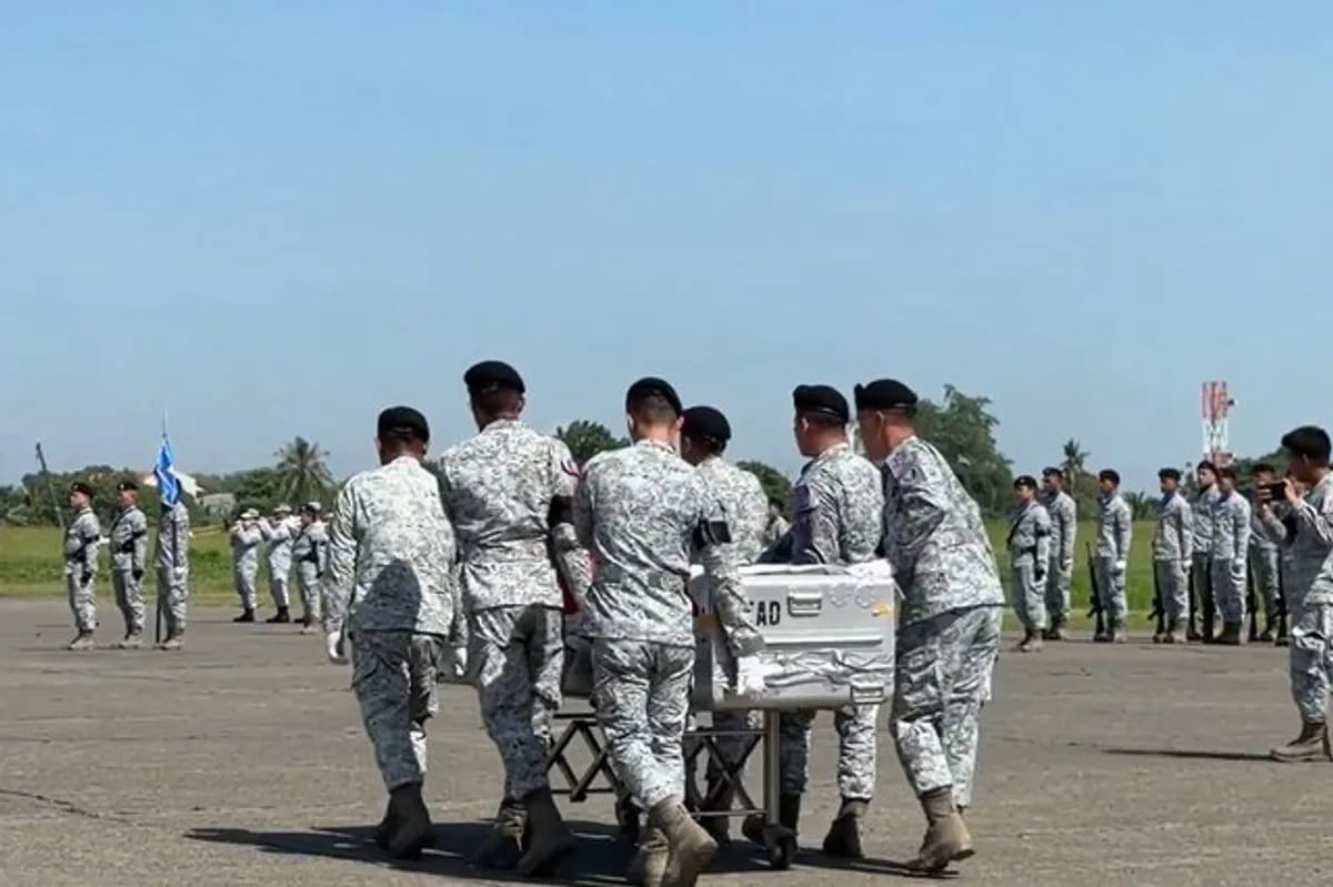 Final Salute: 6 airmen killed in Agusan del Sur Super Huey crash ...