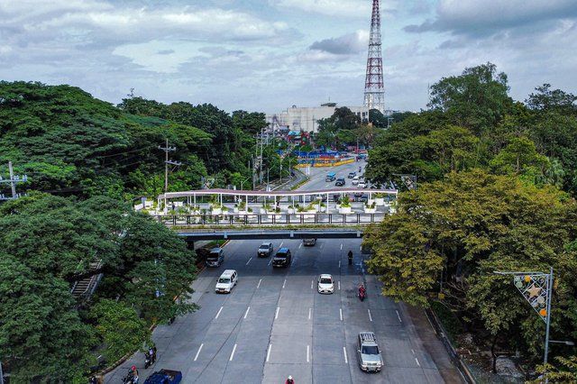 Quezon City opens 'green' overpass | ABS-CBN News