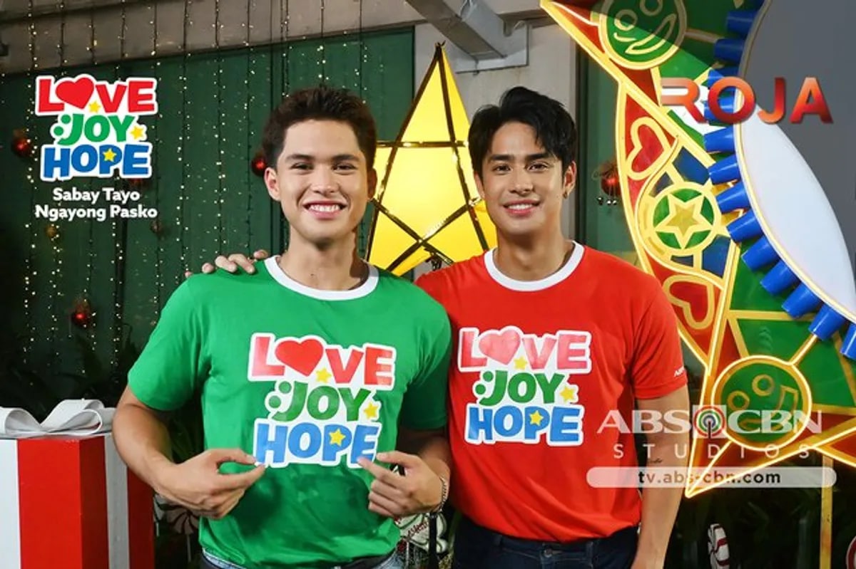 PHOTOS: Donny, Kyle and cast of “Roja” spread love, joy, and hope in ABS-CBN Christmas ID 2025 ...