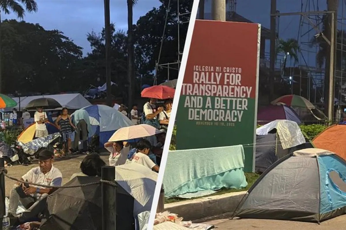 Iglesia ni Cristo members camp out overnight for second day of rally in ...