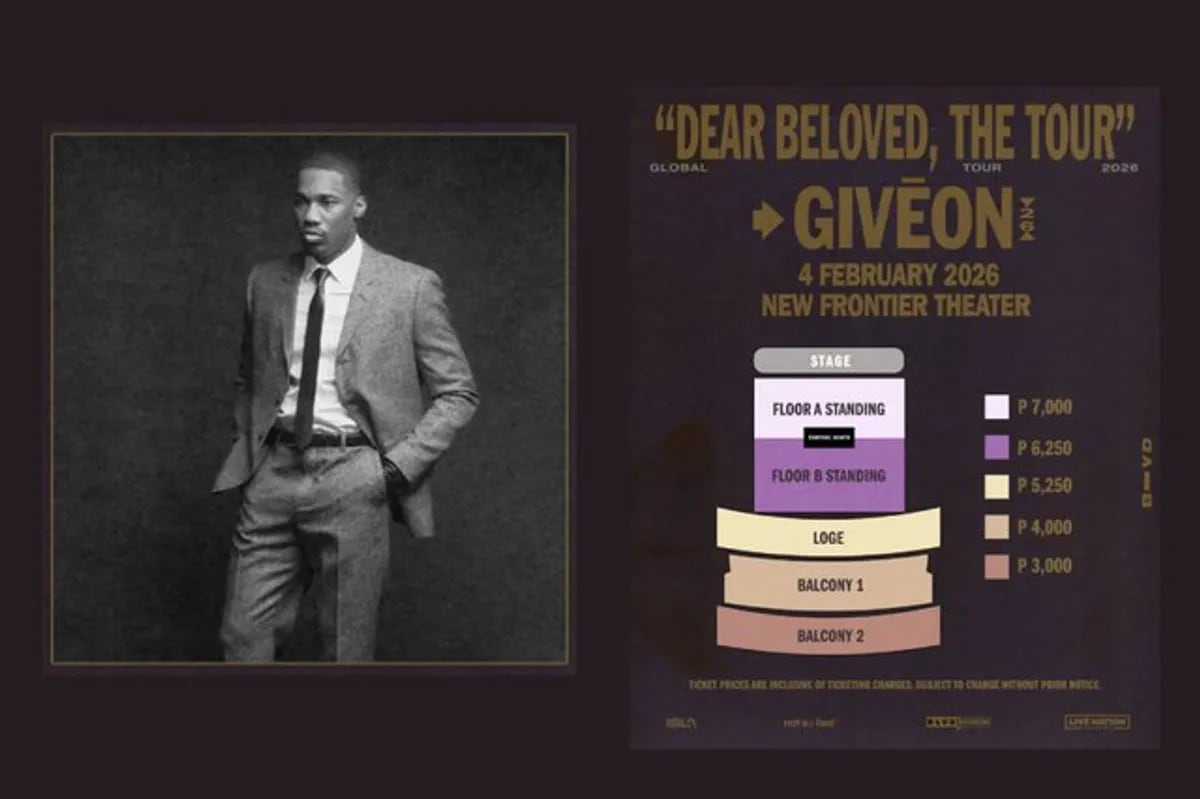 American singer-songwriter Giveon to stage concert in Manila in ...
