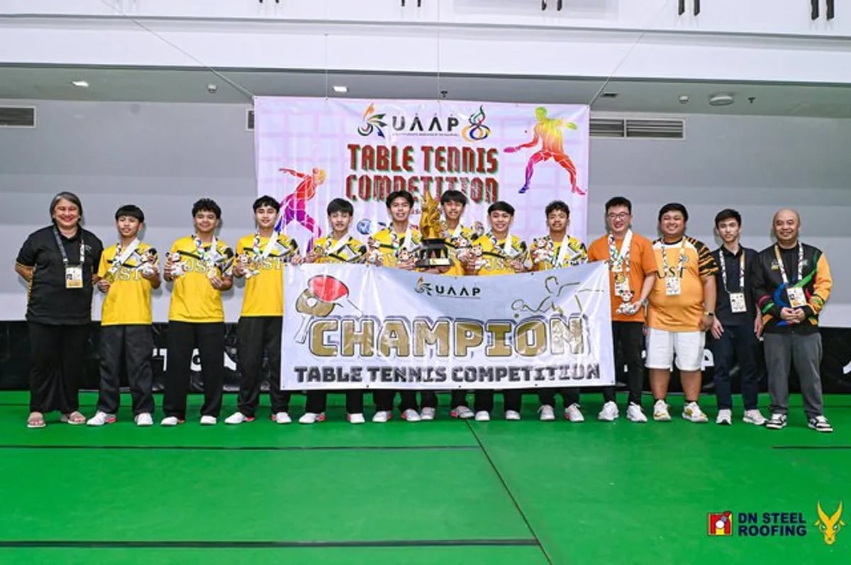 UAAP: UST HS completes third straight golden double in table tennis ...