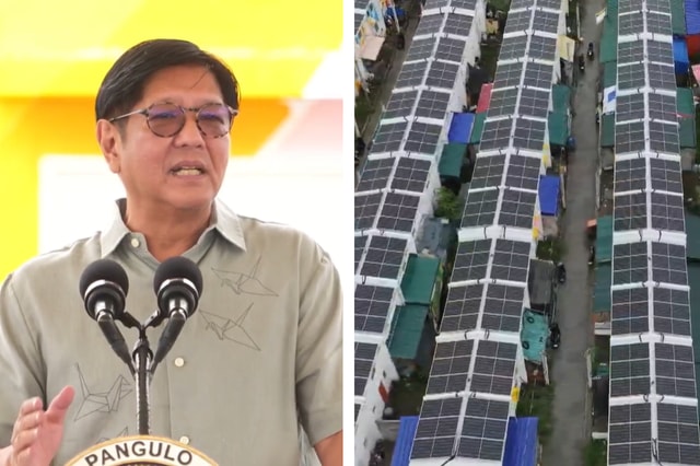 Marcos visits social housing in Naic to inspect 'remarkable' solar roof ...