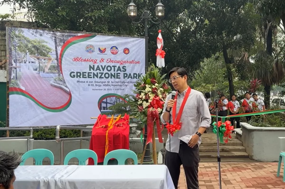 Navotas expands public open spaces with launch of Greenzone Park Phase 4 | ABS-CBN News