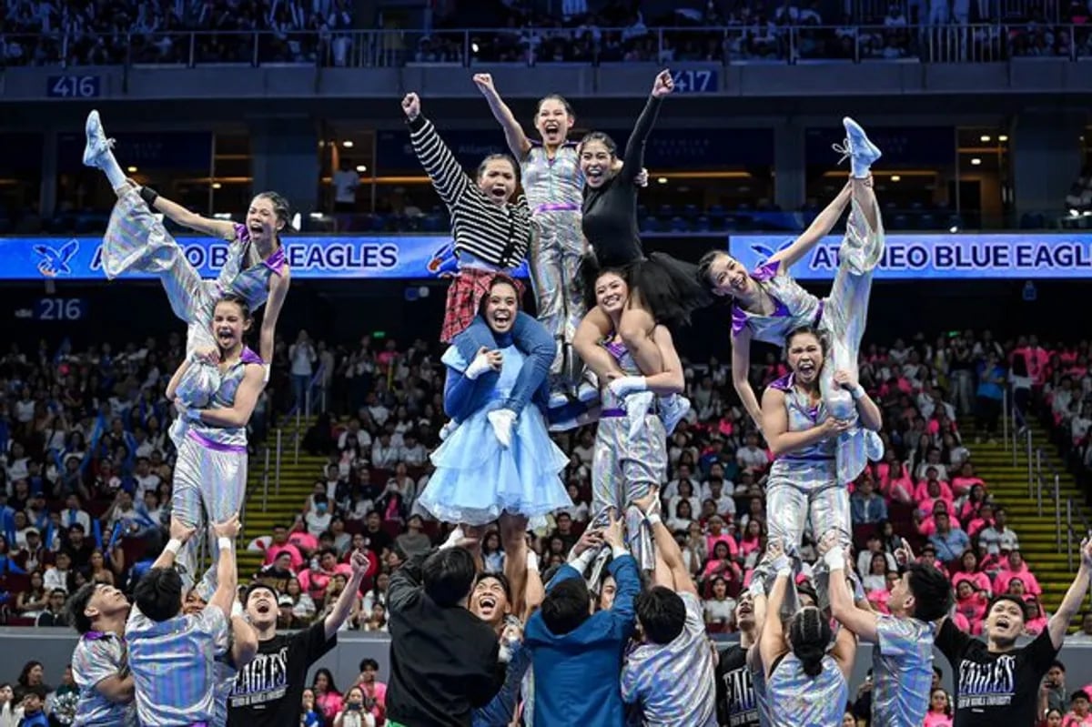 IN PHOTOS: Ateneo Blue Eagles in UAAP Season 88 Cheerdance Competition | ABS-CBN Sports