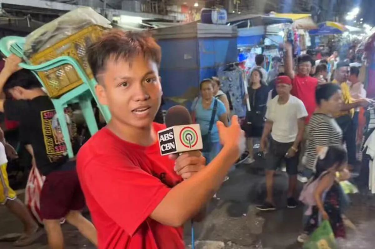 From porter to reporter: Viral ‘Boy Buhat’ earns praise after on-the-spot Divisoria report | ABS ...