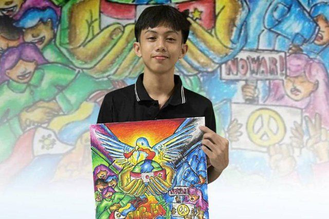 Pinoy student wins gold at international art competition | ABS-CBN ...