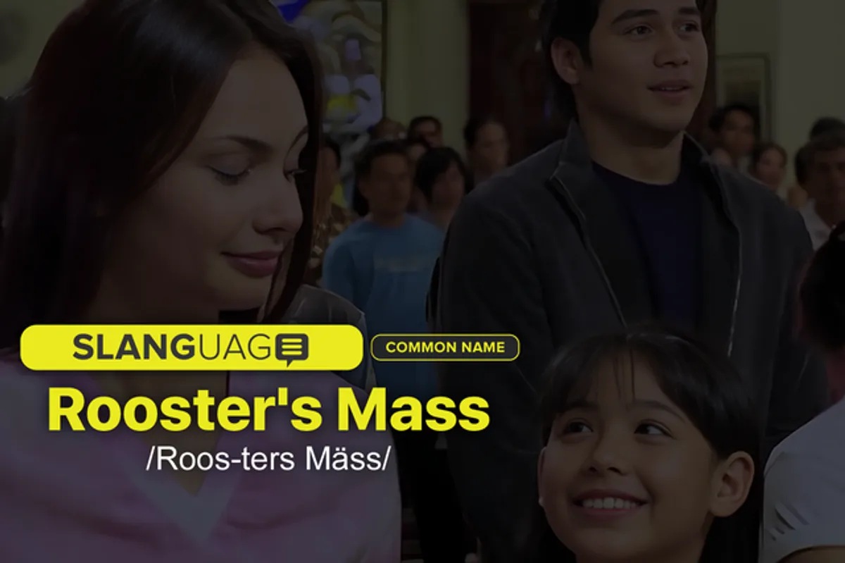 TODAY’S SLANGUAGE: (Common Name) “Rooster’s Mass” | ABS-CBN Entertainment