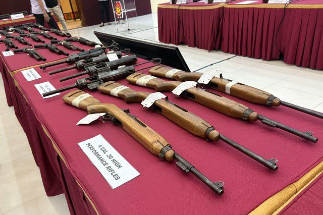 25 high-powered firearms, explosives surrendered to PNP by IMEG ...