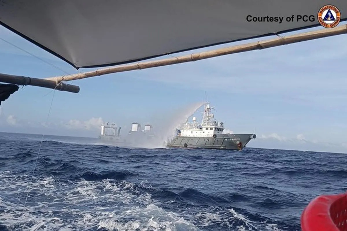 Chinese maritime militia also used water cannon vs Filipino fishermen ...