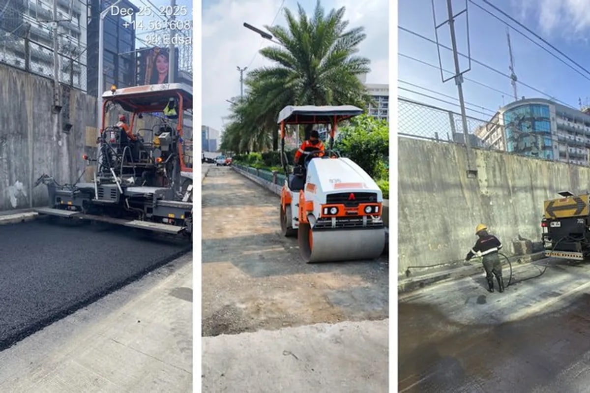 EDSA rehab continues on Christmas Day | ABS-CBN News