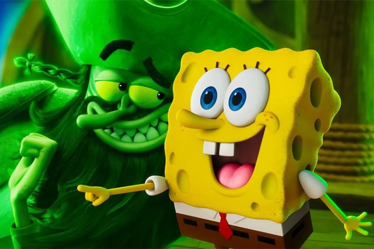 SpongeBob passes a brick in new ‘The SpongBob Movie: Search for ...