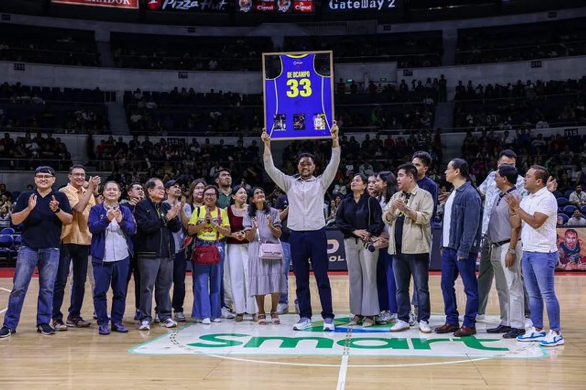 PBA: Ranidel de Ocampo's #33 jersey officially retired by TNT | ABS-CBN ...