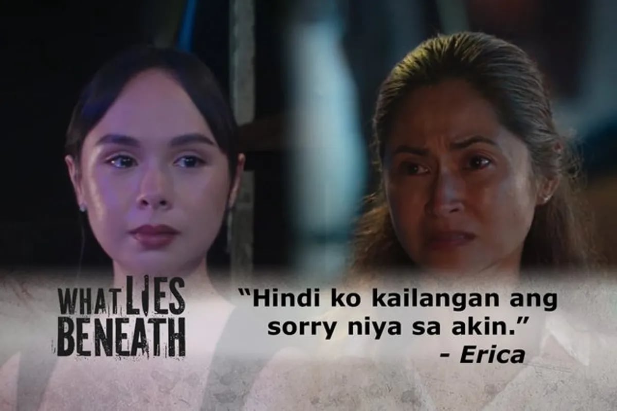 What Lies Beneath: Erica, bumuhos ang luha matapos ang pag-uusap nila ...