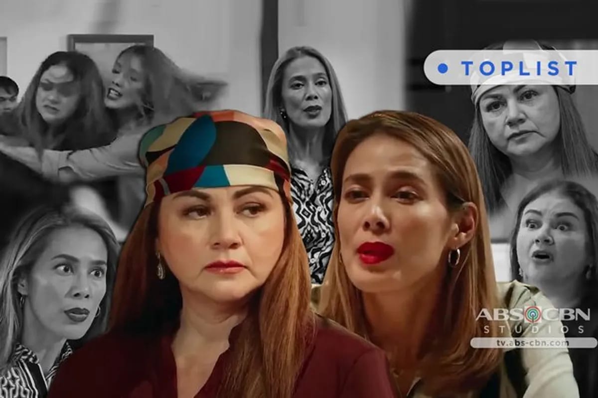 The burning rivalry between Jackie and Divina as seen in their fiery ...