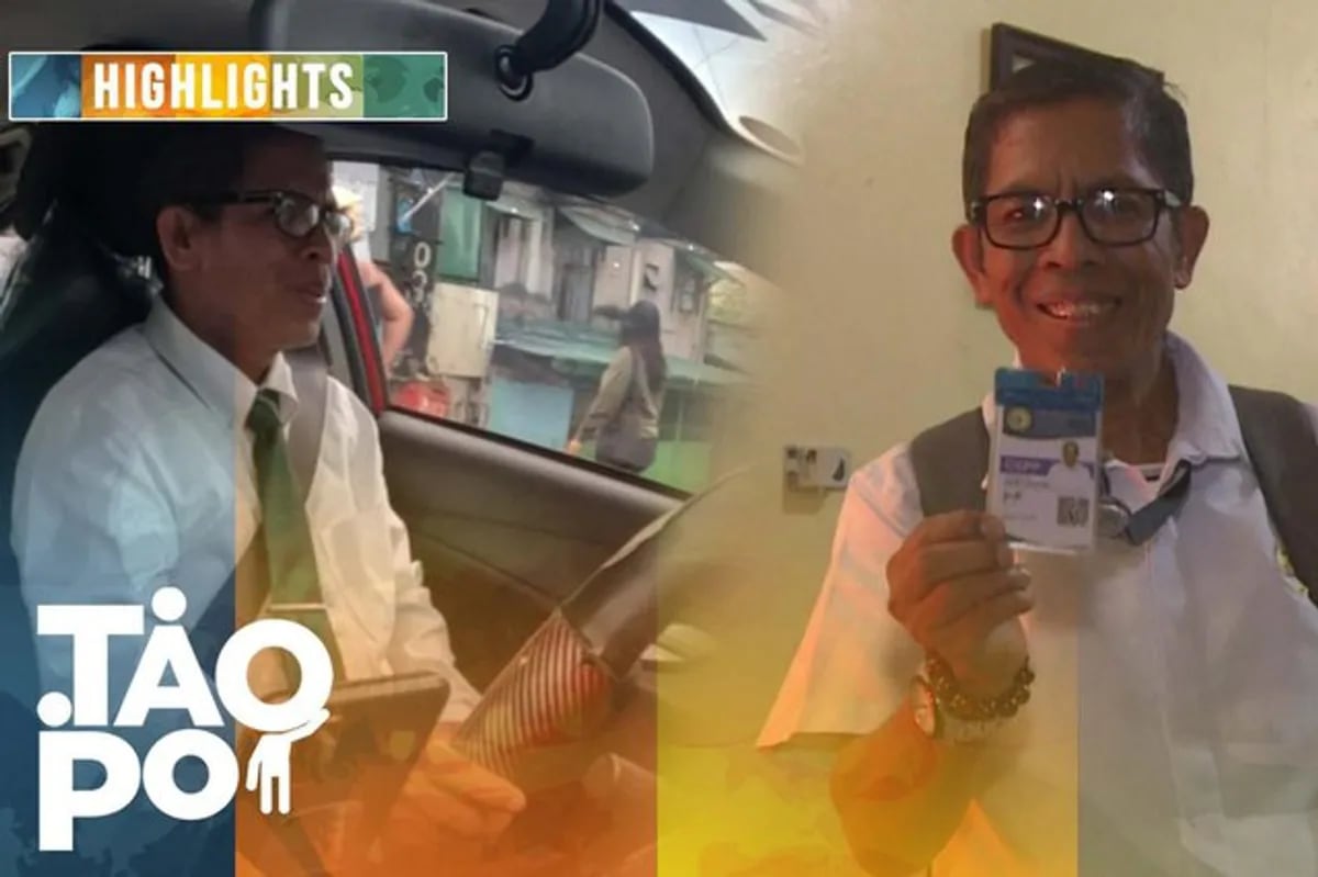 'Tao Po': 55-year-old TNVS driver nag-aaral sa kolehiyo para abutin ang ...
