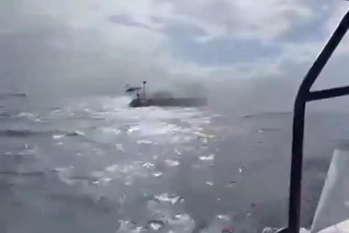 Yacht catches fire near Tingloy Island in Batangas; 7 crew members ...