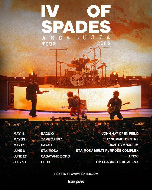 IV OF SPADES Announce ANDALUCIA TOUR 2026 | One Music PH | ABS-CBN ...