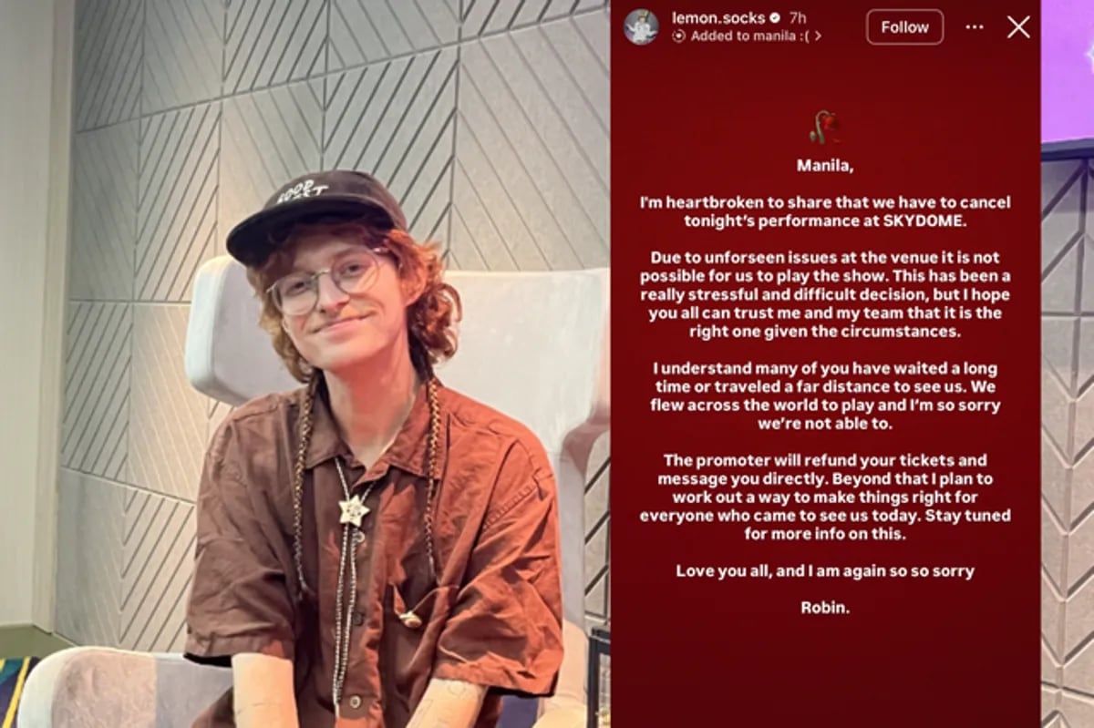 ICYMI: Cavetown announces cancellation of Running With Scissors Manila ...