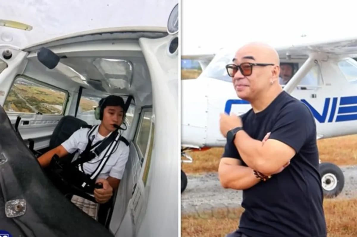 Wally Bayola proud of son Rome for his first solo flight | ABS-CBN ...